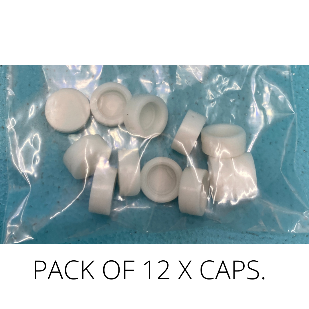 WHITE RUBBER SCREW CAPS FOR RANGER CLASSIC WINDOW FRAMES. X 12 PACK. | eBay