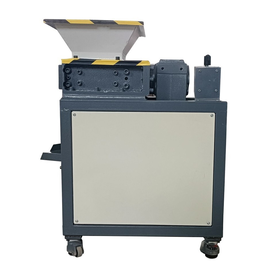 Biaxial Garbage Shredding Metal Plate Shredder Machine 220V Universal ...