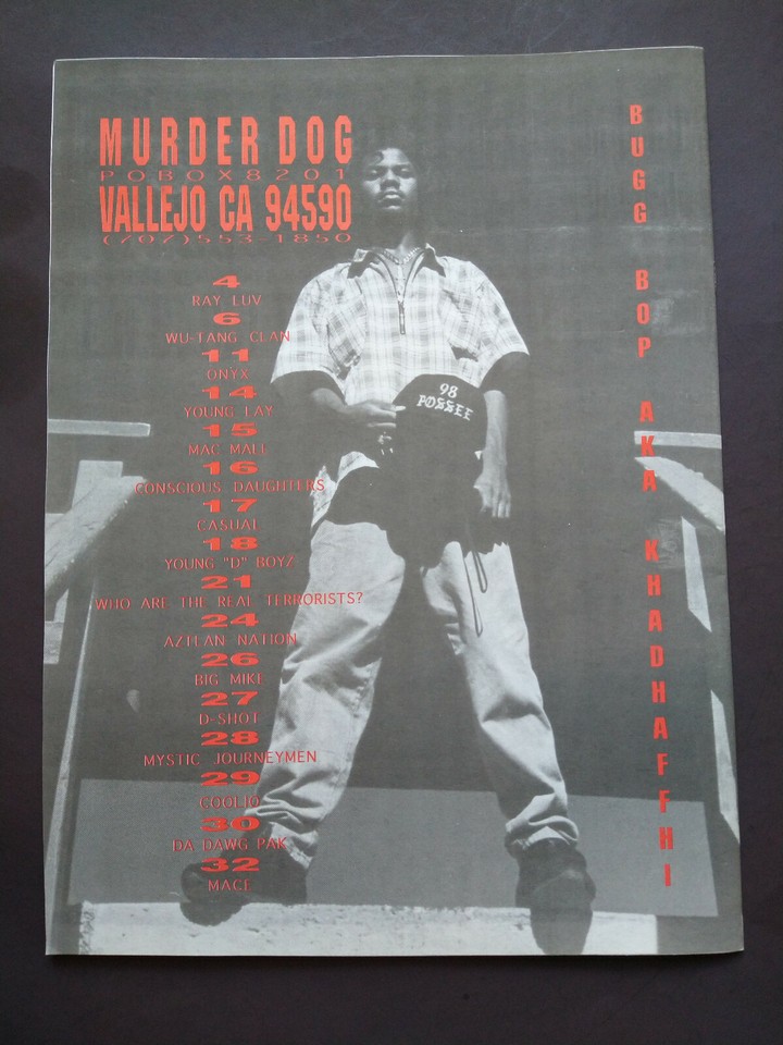 Murder Dog Magazine YOUNG "D"BOYZ cover VERY 1ST ISSUE Oversized | eBay