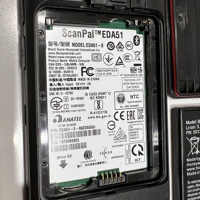 HONEYWELL ScanPal EDA51 Barcode Scanner / Mobile Computer Tested ...