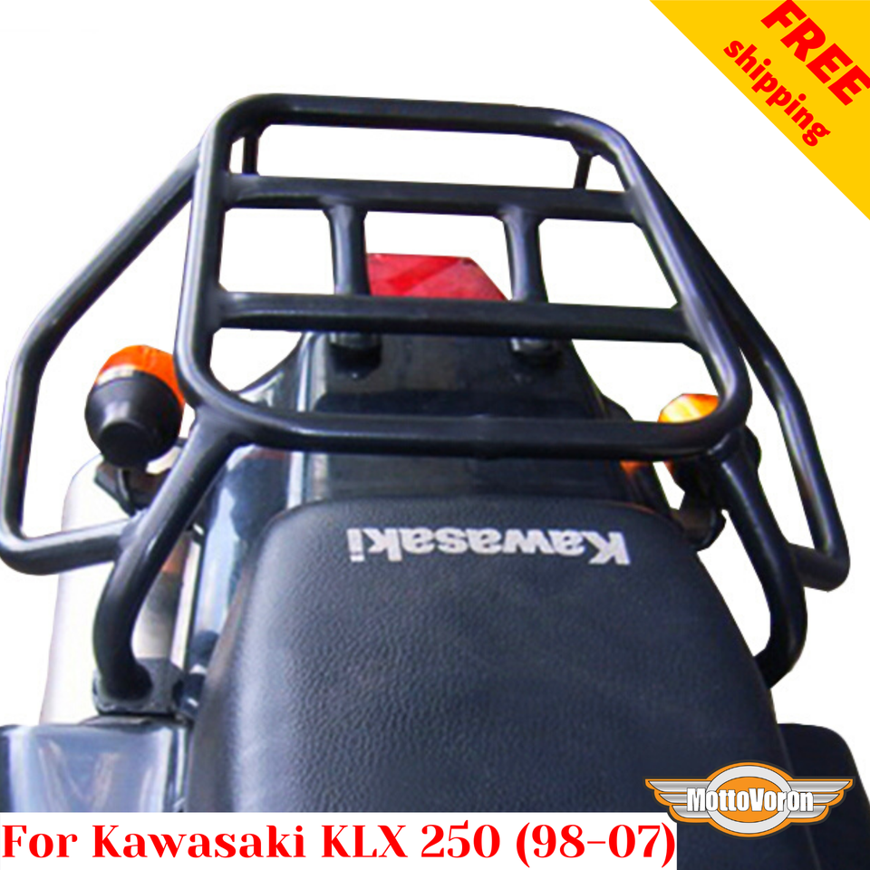 For Kawasaki KLX 250 Rear rack D-Tracker 250 Pannier rack for soft bags ...