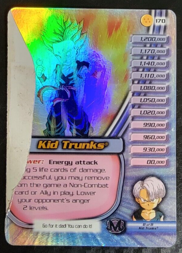 Dragon Ball Z Trading Card - Kid Trunks #169 - Foil | eBay