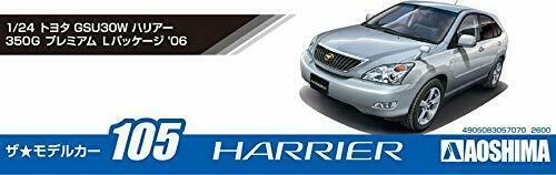 Aoshima 1/24 Toyota GSU30W Harrier 350G Premium L Package '06 Model Kit ...