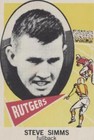 1961 Nu-Cards Football Stars - Steve Simms #126 (RC) for sale online | eBay