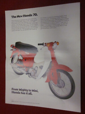Original Vintage Honda CM70 Motorcycle Sales Brochure | eBay