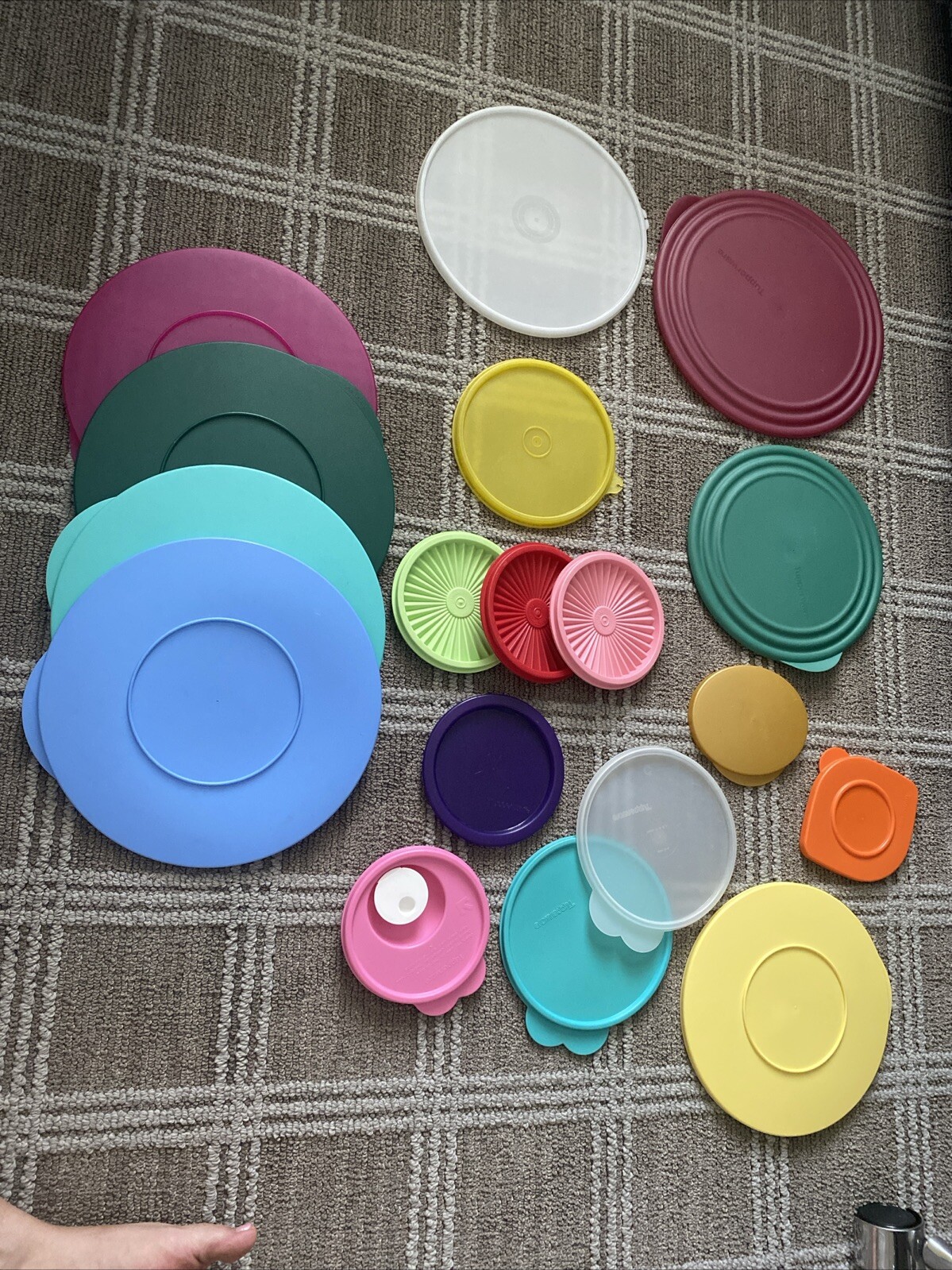 Tupperware Round Replacement Lids- Sold Individually | eBay