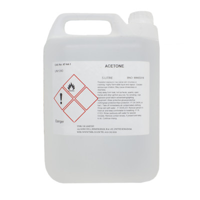 PURE ACETONE 99.5% NAIL POLISH REMOVER (5 Litre/5000ml/5ltr) | eBay