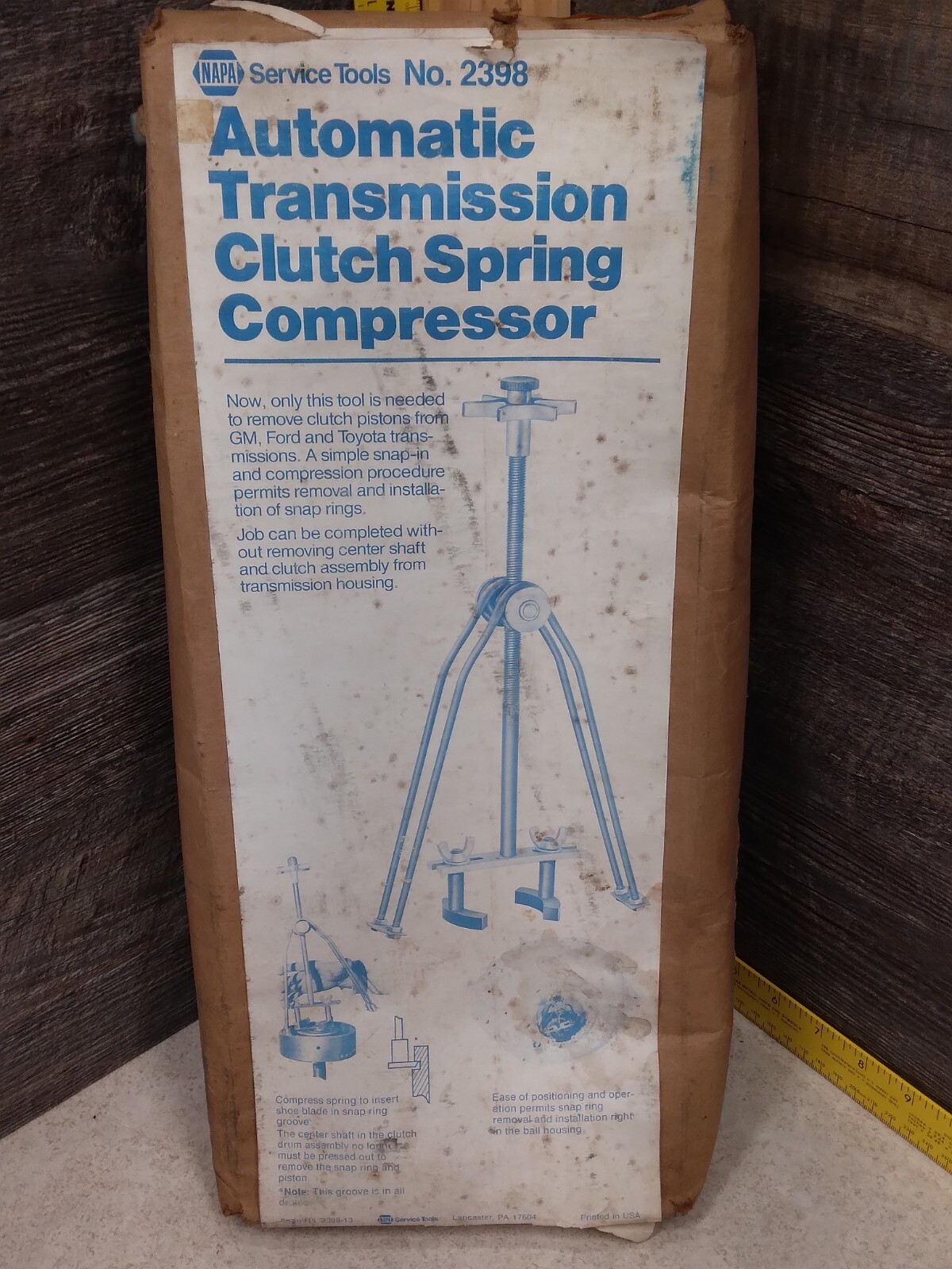 NOS NAPA AUTOMATIC TRANSMISSION CLUTCH SPRING COMPRESSOR 2398 BRAND NEW ...
