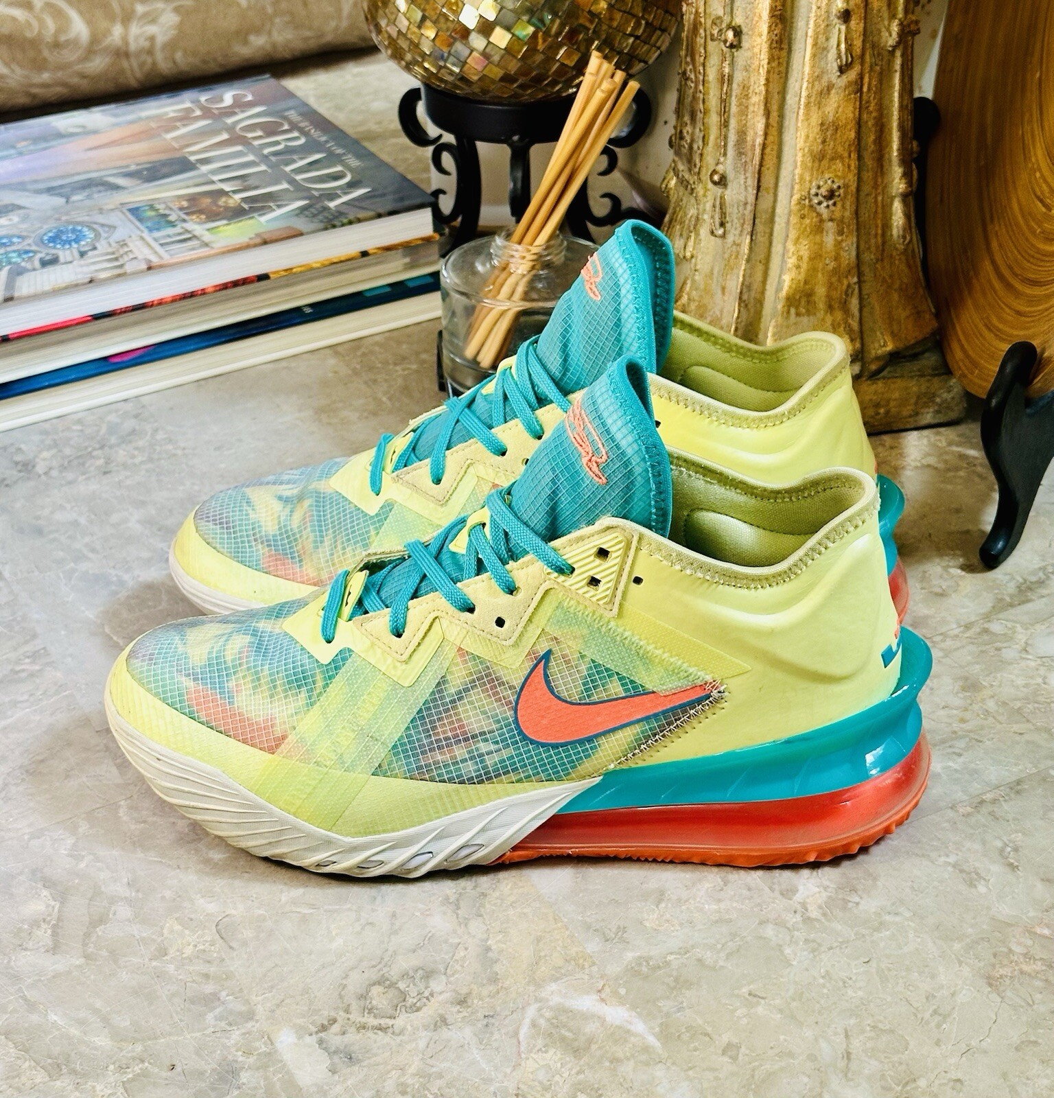 Nike Lebron 18 XVIII Low "LeBronald Palmer" CV7562-30… - Gem