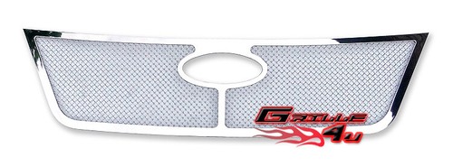 For 2010-2012 Ford Fusion Main Upper Stainless Steel Chrome Mesh Grille ...