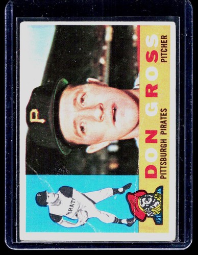 1960 Topps Don Gross #284 Pittsburgh Pirates Poor | eBay