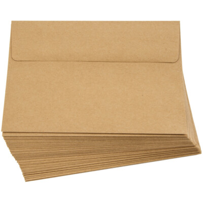 Heavyweight A7 Envelopes 5.25 X7.25 Inches Kraft(50 piece) | eBay