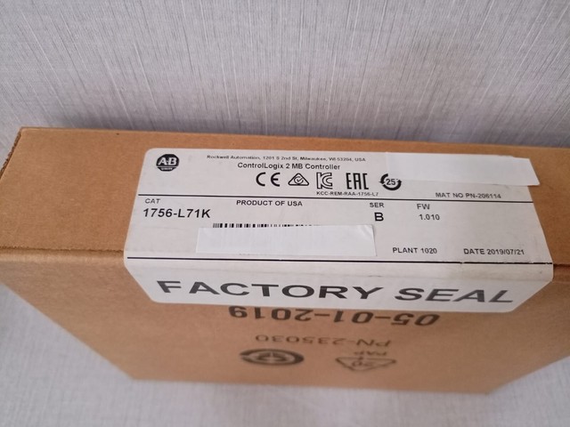 Allen-Bradley LOGIX5571 PLC Processor Module (1756-L71K) for sale ...