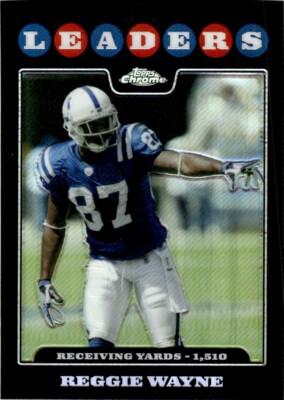 2008 Topps Chrome Refractors Reggie Wayne Indianapolis Colts #TC127 | eBay