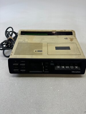 Vintage Dictaphone Thought Master 2600 Cassette Recorder Wired Beige ...
