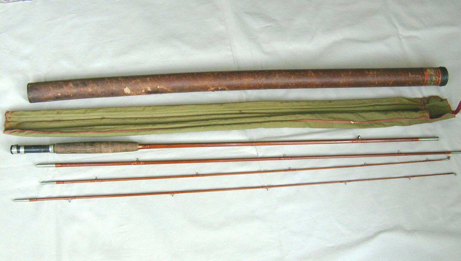 Vintage Heddon #13 - 9' - 2/1/2F Split Bamboo Fly Fishing Rod w/Bag ...