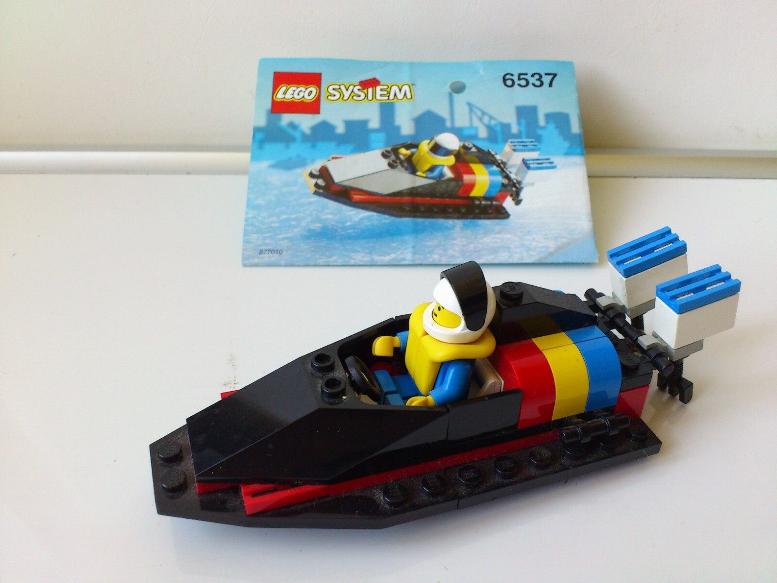 Lego vintage set. Lego System no 6537.Speedboat.100 % complete w.manual ...