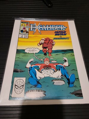 Excalibur #3 (1988, Marvel) NM Captain Britain vs Juggernaut CGC CBCS ...