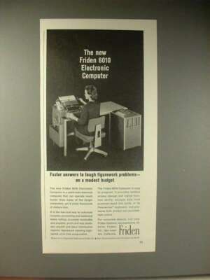 1964 Friden 6010 Electronic Computer Ad, Faster Answers | eBay