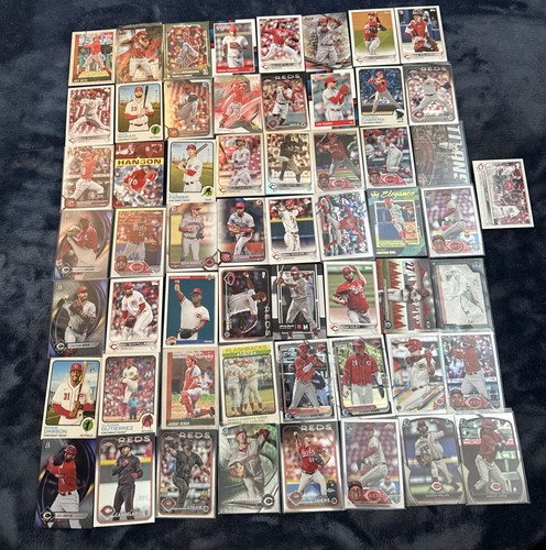 Lot Of 50+ Cincinnati Reds Baseball Cards MLB Topps Bowman Panini RC ...
