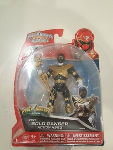 Power Rangers Super Megaforce *Zeo Gold Ranger Action Hero* Bandai | eBay
