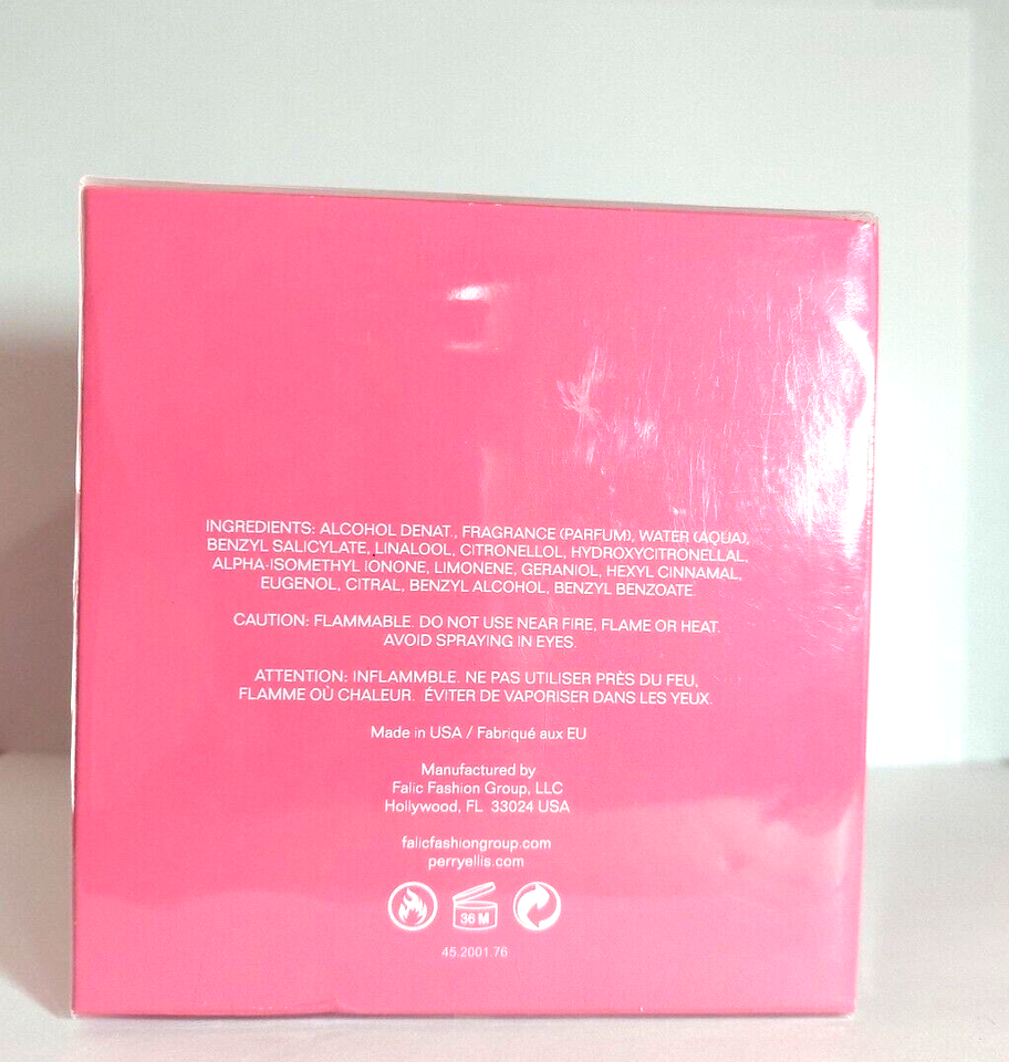 Perry Ellis SWEET LOVE Eau de Parfum Women Spray 3.4 fl. oz. ~NEW ...