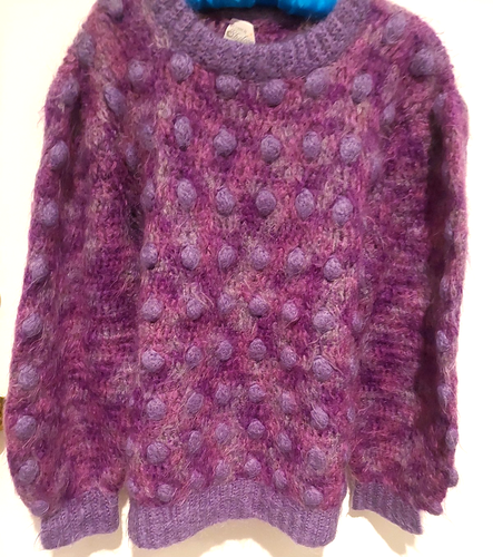 Sheleen of Dublin Hand Crocheted 100% Mohair Pullover Sweater xl New | eBay