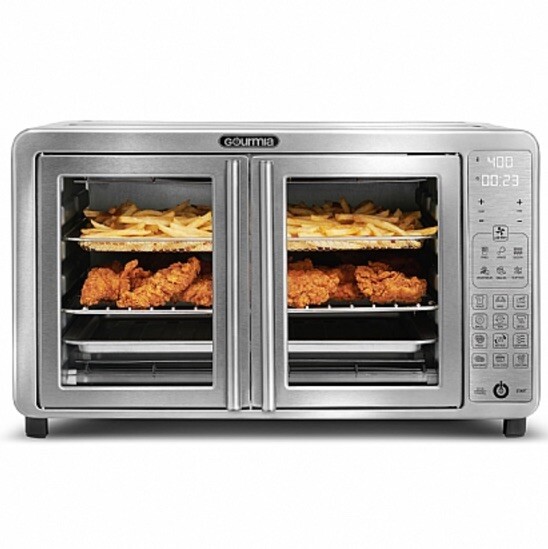 12-Slice Toaster Oven Air Fryer Digital W 19 One-Touch Presets ...