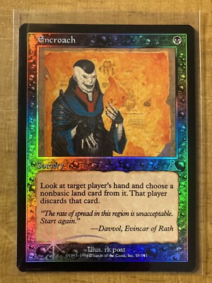 MTG ENCROACH FOIL Urza’s Destiny MINT Uncommon 1999 UNPLAYED rk post ...