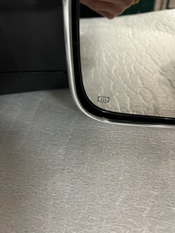 2015-2018 Dodge Ram Passenger Right Chrome Mirror W Power 68416902AC OE ...