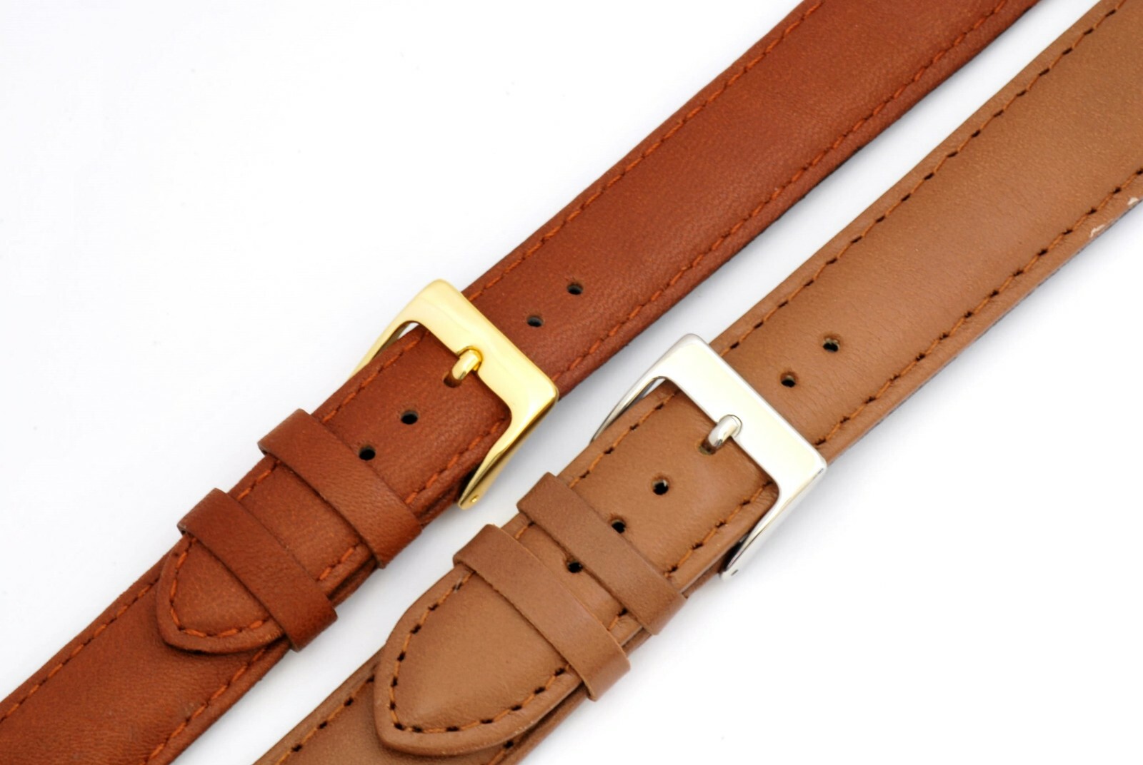 XL - "MEN EXPERIENCE REAL LEATHER" Padded Watch Straps 16mm 18mm 20mm ...