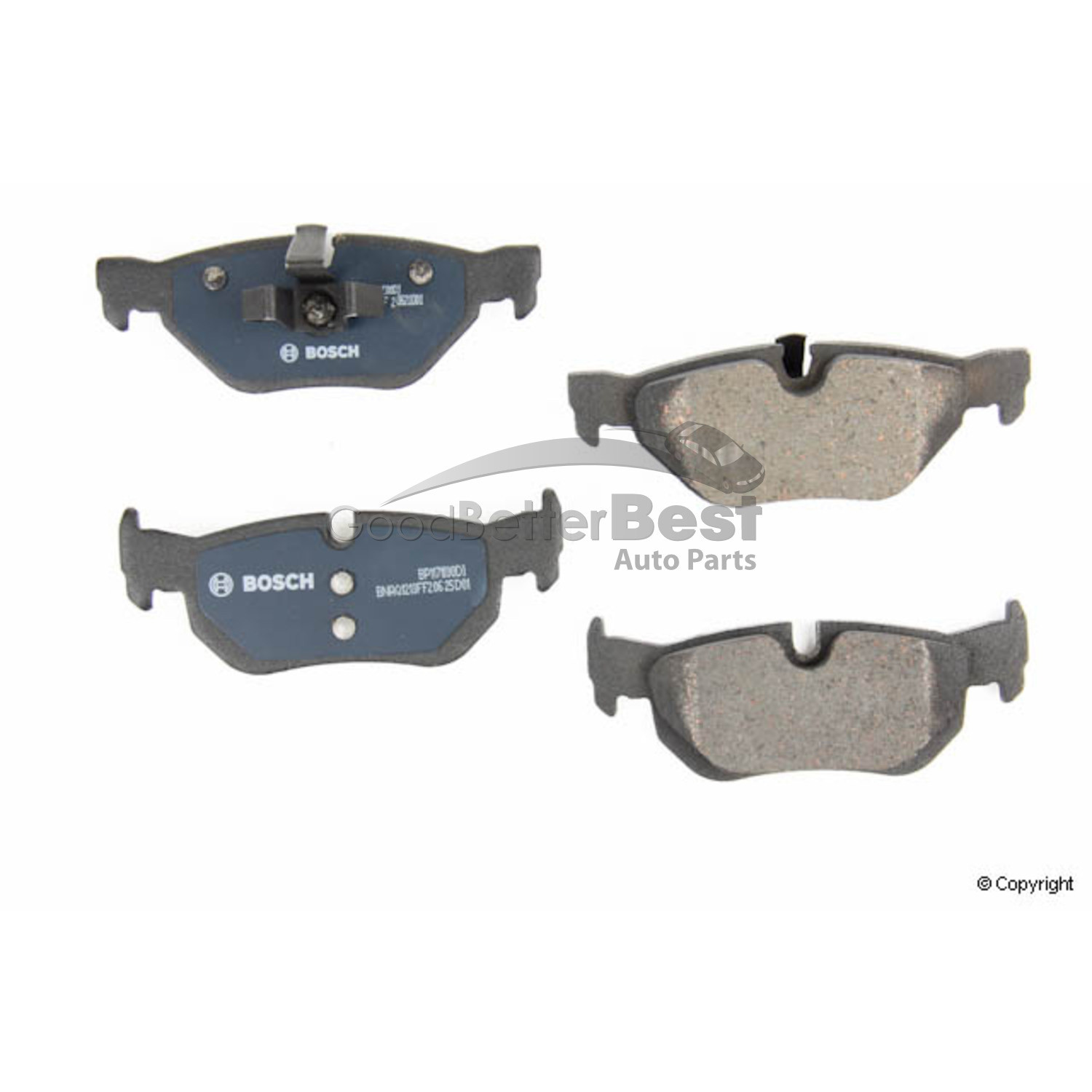 New Bosch Disc Brake Pad Set Rear BP1171 34216774692 for BMW | eBay