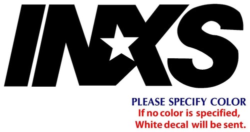 INXS Metal Music Rock Graphic Die Cut decal sticker Car Truck Boat ...