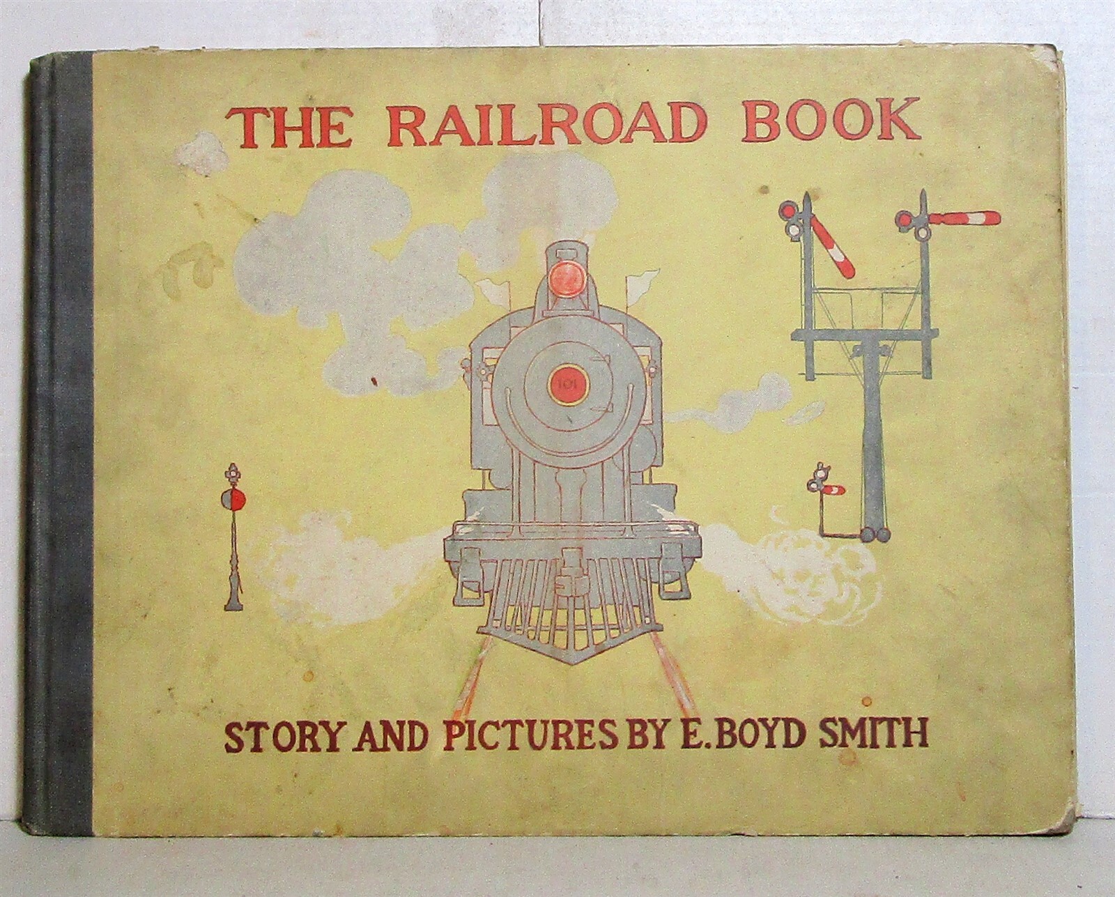 E. Boyd Smith, Railroad Book for children, 1913 1st edition, color ...