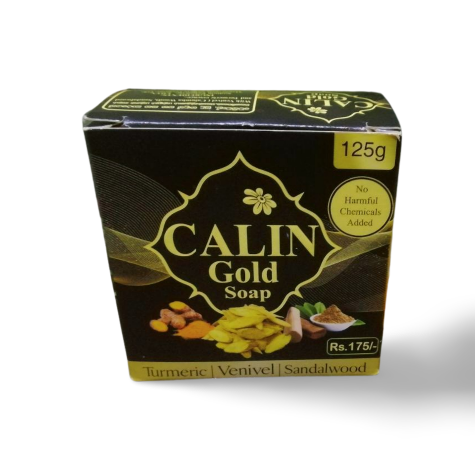 CALIN Gold Beauty Soap with Pure Natural Ceylon Turmeric Venivel ...