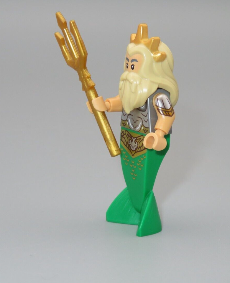 Lego New King Triton The Little Mermaid Disney minifigure 43225 Merman ...