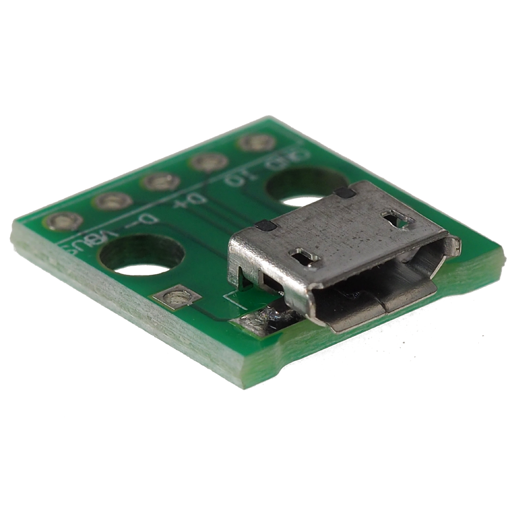Micro USB PCB Breakout Board Buchse Adapter Platine Testplatine 5 Pin ...