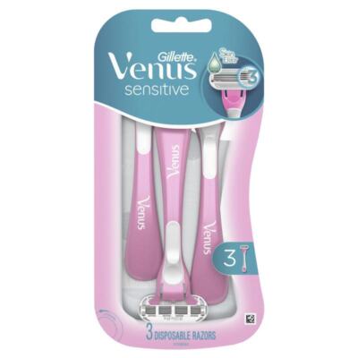 Gillette Venus Sensitive Disposable Razor 3Pk | eBay Australia