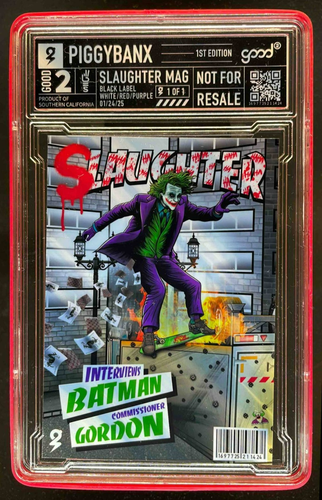 PiggyBanx Slaughter Mag Black Label Titanium Variant #1/1 Piggy Banx | eBay