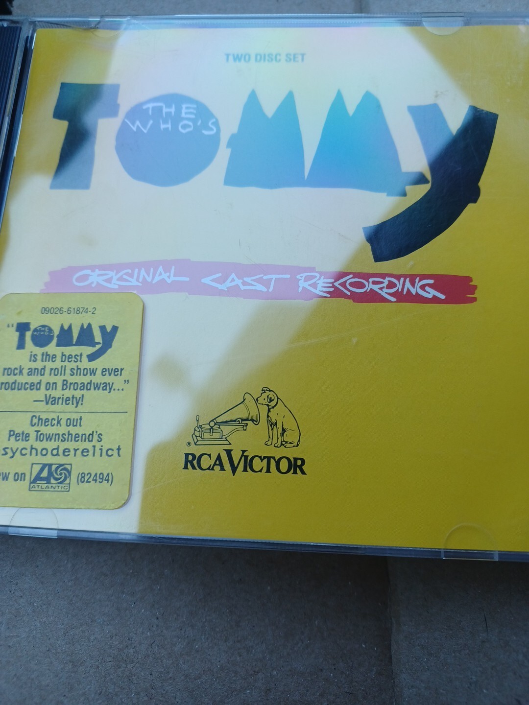 The Who's Tommy: Original Cast Recording (1992 Broadway Revival) | eBay