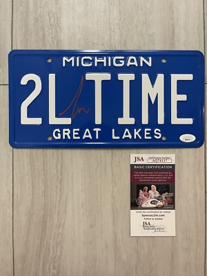 TIM ALLEN LICENSE PLATE SIGNED AUTOGRAPH HOME IMPROVEMENT TOOL TIME JSA ...