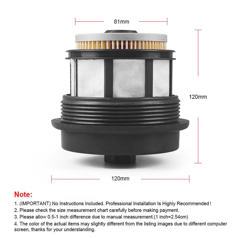 Fuel Filter w/O-Rings For Ford F250 F350 Super Duty Pickup Van 7.3L ...