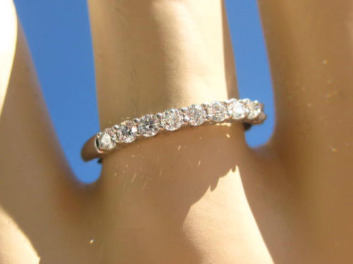 $4,000.00 TIFFANY & CO. FOREVER EMBRACE .27 DIAMOND PLATINUM WEDDING ...
