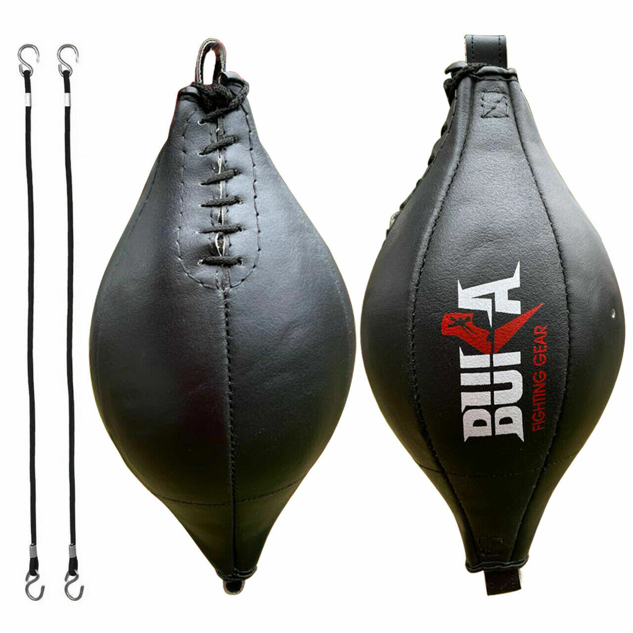 Buka™ Double End Leather Speedball Gym Workout Speed Punching MMA Training Bag | eBay