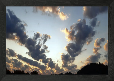 August Sunrise Framed Wall Art Poster Canvas Print Picture | eBay UK