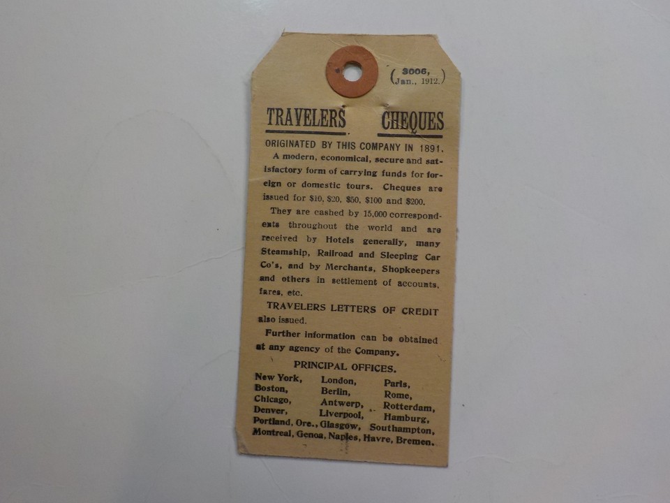 Civil War Tag 39th Ohio Volunteers American Express Soldiers Home ...