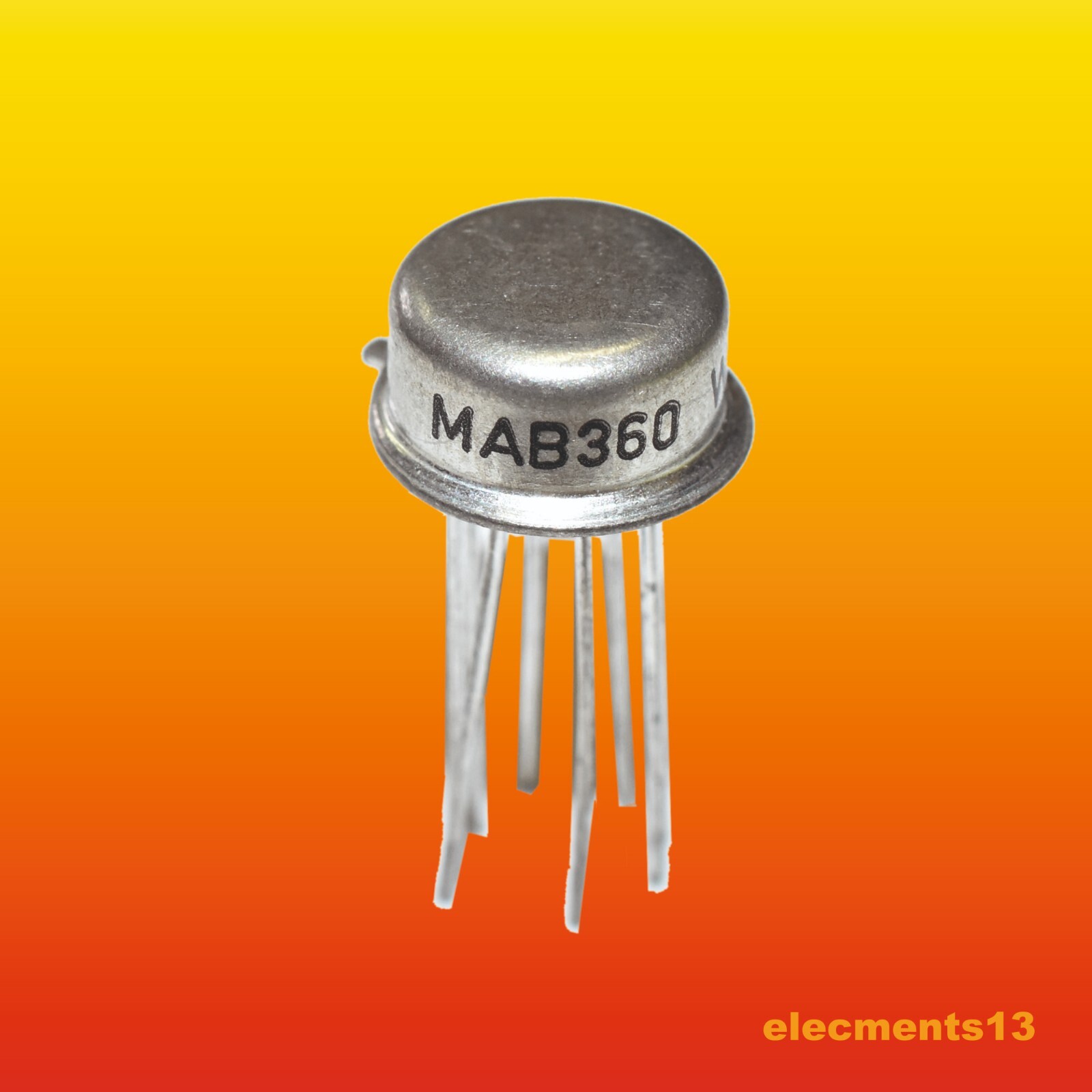 MAB360 TESLA INTEGRATED CIRCUIT VOLTAGE COMPARATOR TO99-8= LM360H ...