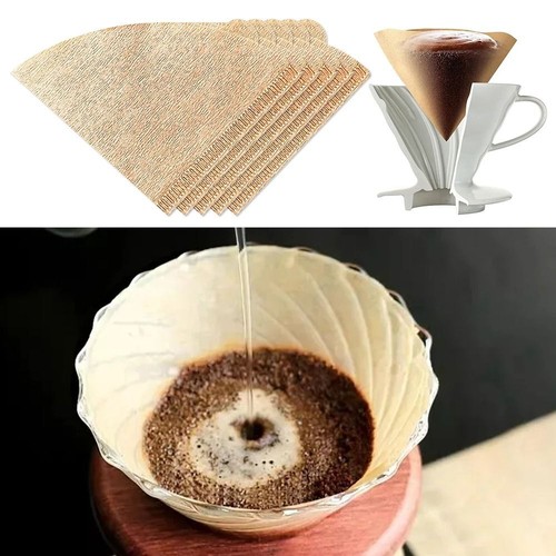 40Pcs Pull-out Drip Coffee Filter Paper Wood Pulp Hand Drip Paper | eBay