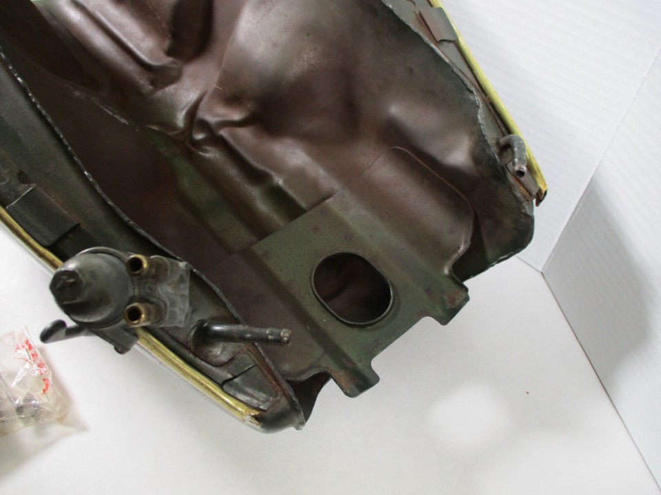 Honda CB450 K6 OEM Fuel Gas Tank Assy Tyrolean Green Metallic w/NOS ...