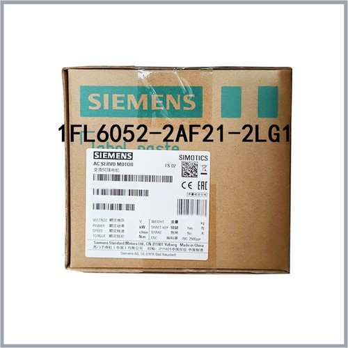 Siemens NEW SEALED ORIGINAL 1FL6052-2AF21-2LG1 Expedited Shipping Motor ...